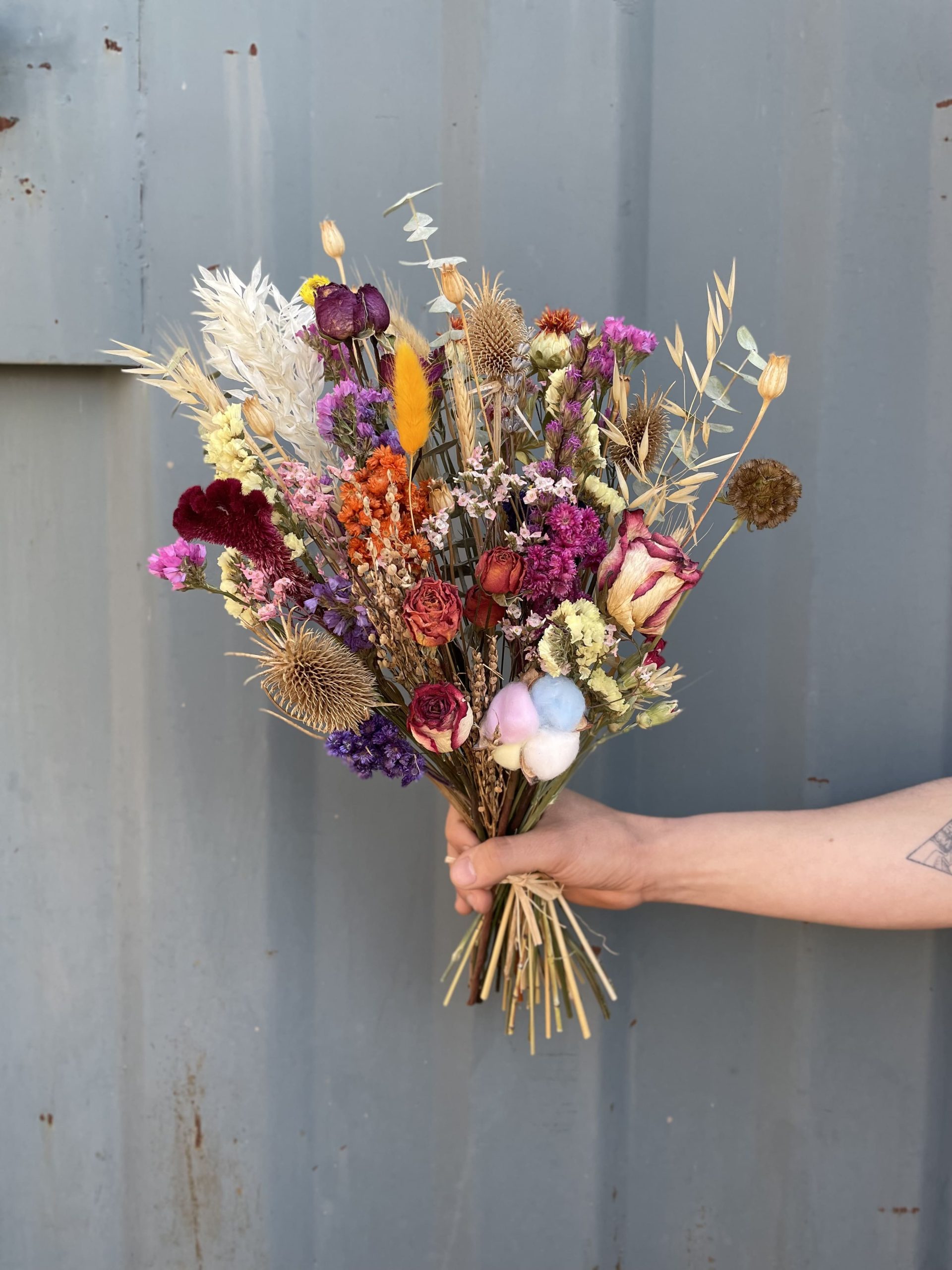 Flores naturales secas para decorar cualquier espacio.
